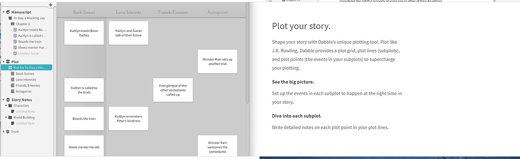 Plots and Subplots - Wish List - Literature & Latte Forums