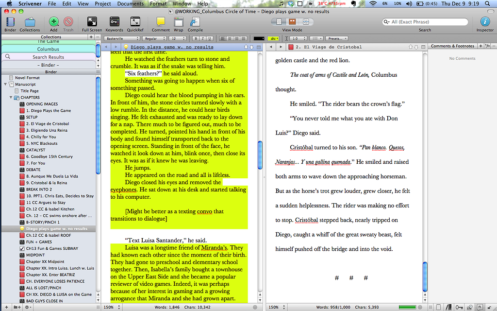 Closing Split Windows - Scrivener for macOS - Literature & Latte Forums