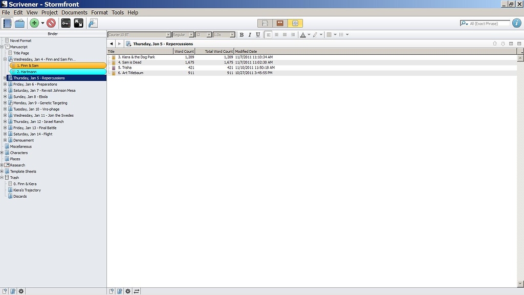 TotalWordCount - Scrivener for Windows - Literature & Latte Forums