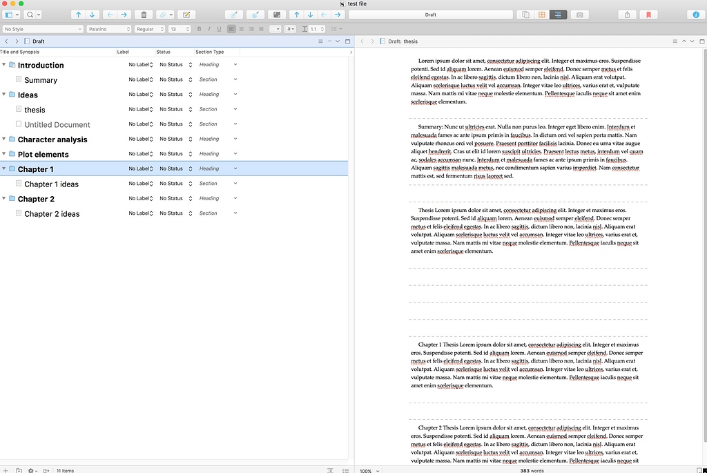 How To Synchronize The Outliner Or Scrivenings Scrivener For Macos Literature And Latte Forums