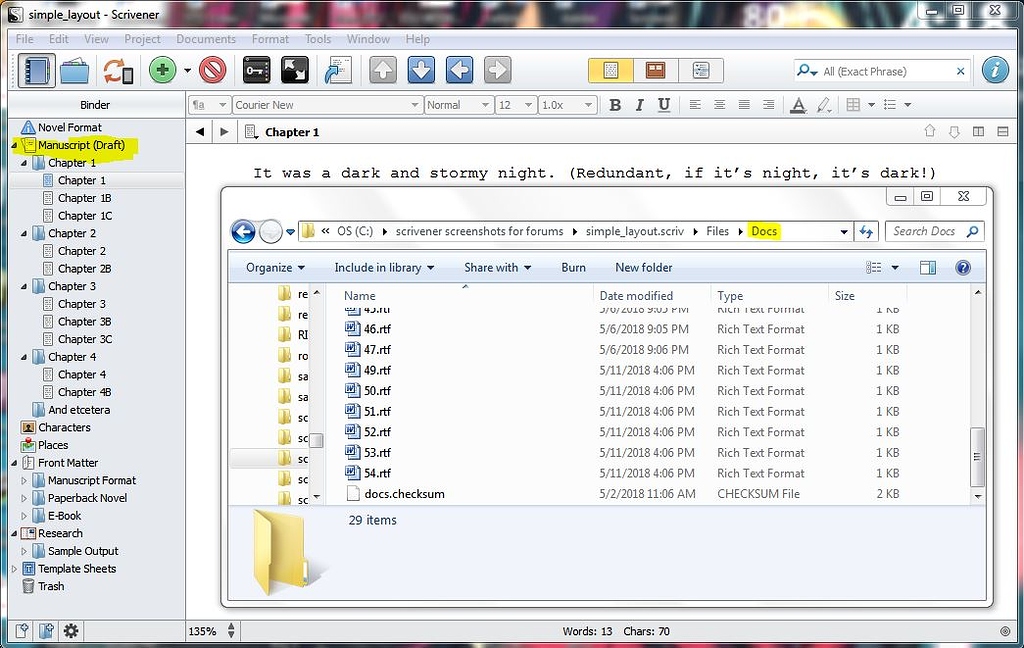 Computer crashes and lost work - Scrivener for Windows - Literature & Latte Forums