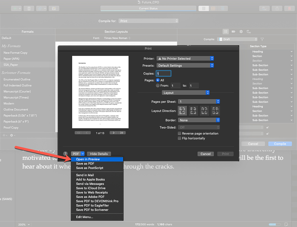 Open in Preview by default? - Scrivener for macOS - Literature & Latte Forums