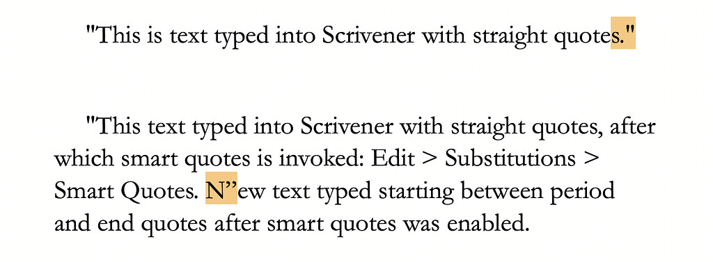 Converting straight end quotes to smart end quotes creates unwanted ...