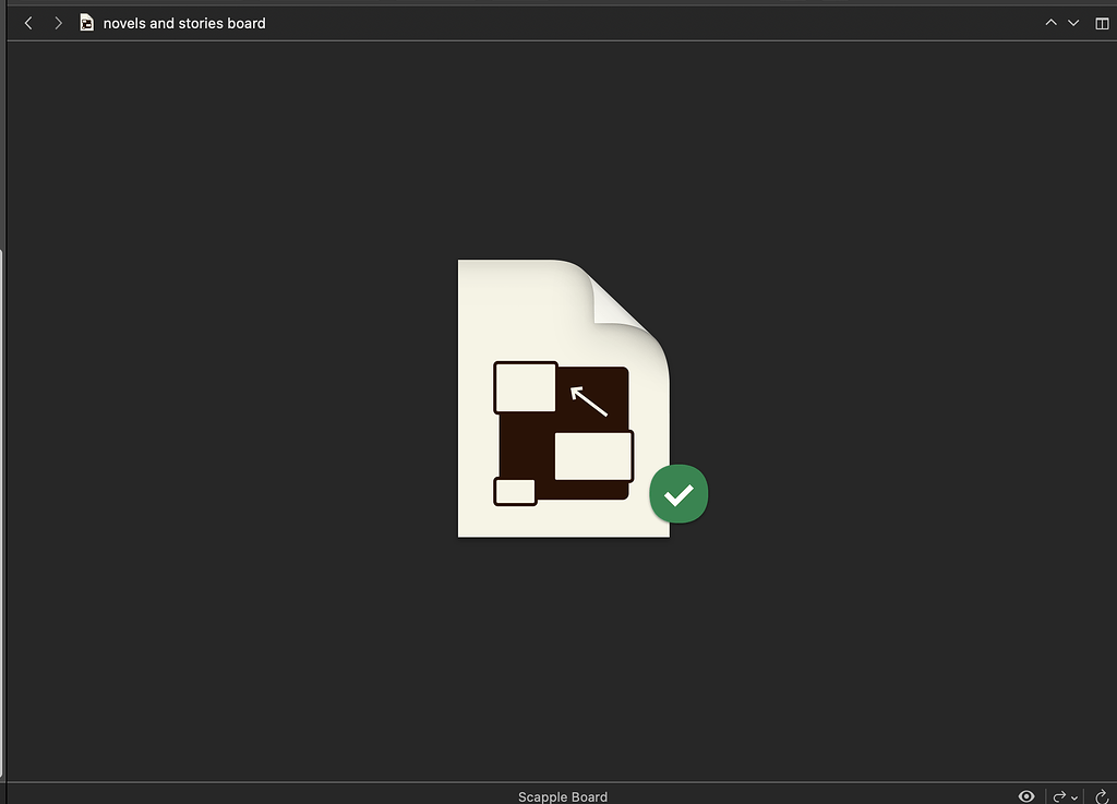 Imported Scapple board isn't displayed [Quick Look not working ...