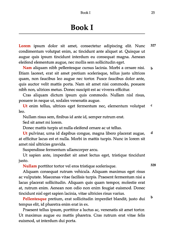 Advice on how to setup format & compile for [markers in right margin ...