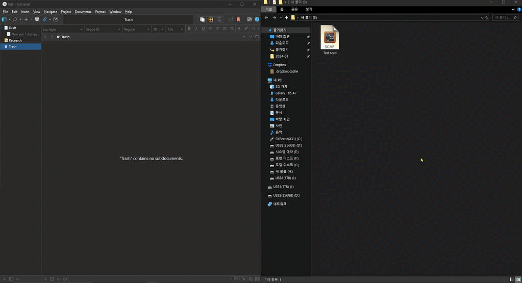 How can I change the Scapple file title stay still in Scrivner not as ...