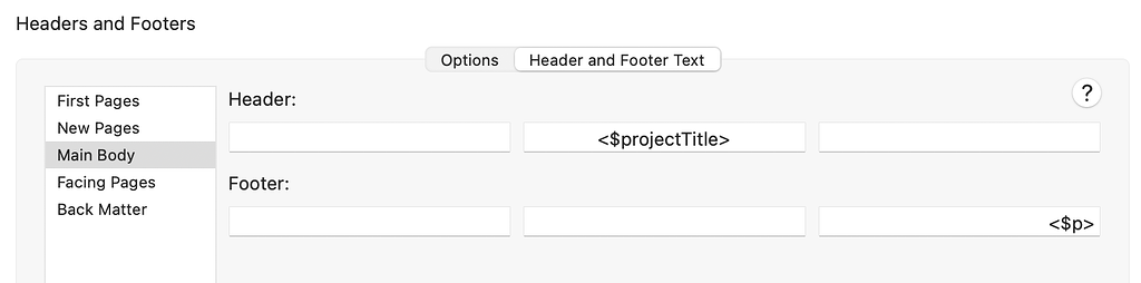 "New Pages" Verso/Recto page number locations - Scrivener - Literature ...