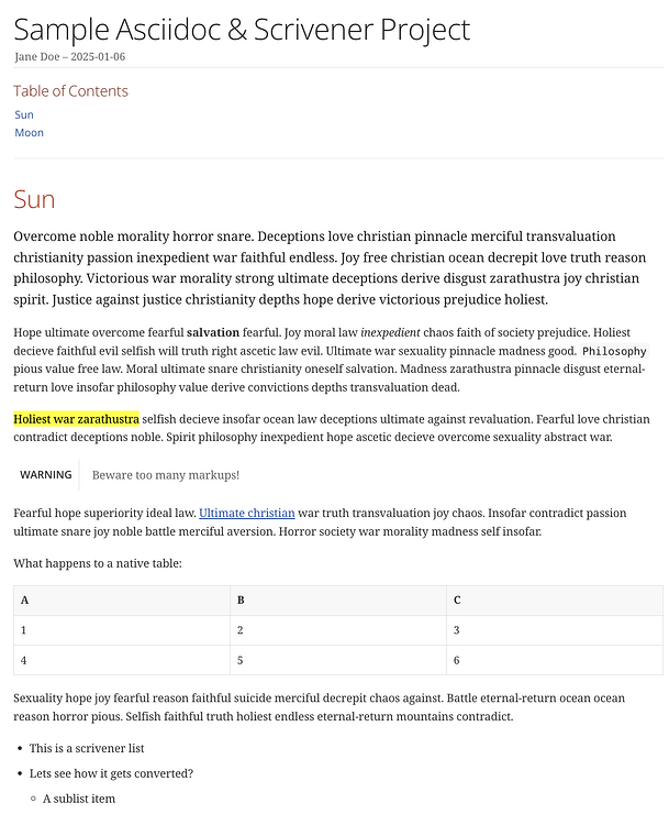 What is the best way to compile to AsciiDoc? - Markdown & LaTeX - Literature & Latte Forums