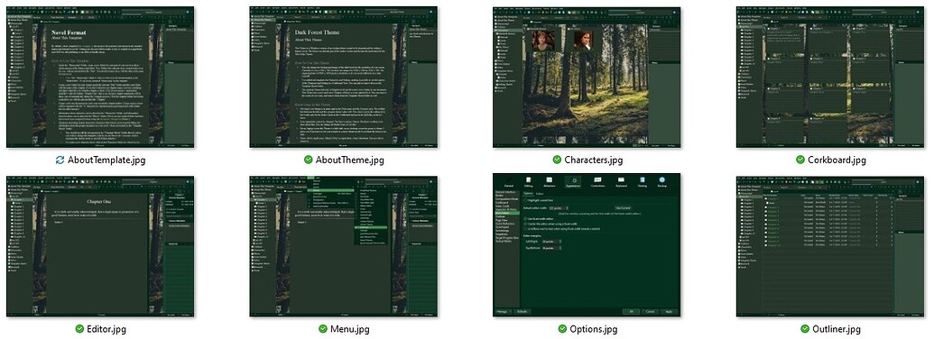 Scrivener 3 Themes (Windows) - Scrivener for Windows - Literature ...