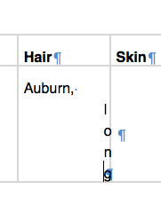 Table text not wrapping properly - Scrivener for macOS - Literature & Latte Forums
