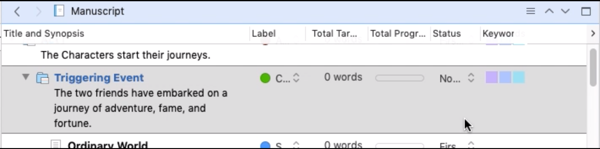 Bizarre blank spot noted - Scrivener for macOS - Literature & Latte Forums