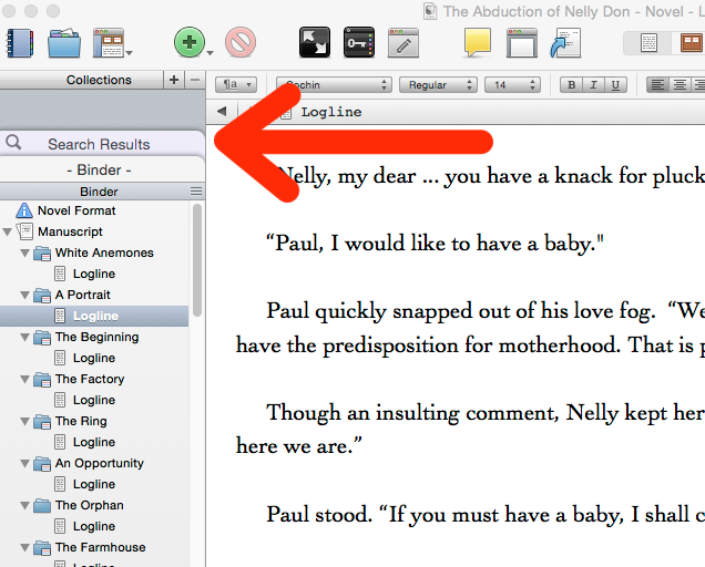 Binder Not Showing Properly - Scrivener for macOS - Literature & Latte Forums