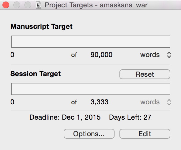 Target is incorrect - Scrivener for macOS - Literature & Latte Forums
