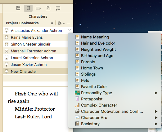 No drop down arrow for Bookmarks - Windows Beta (Archived) - Literature & Latte Forums