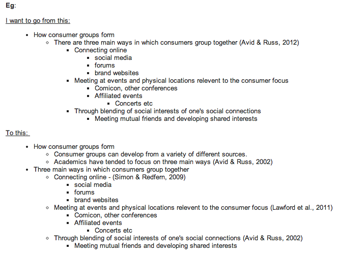 How To Format Bullet Points Scrivener Literature Latte Forums