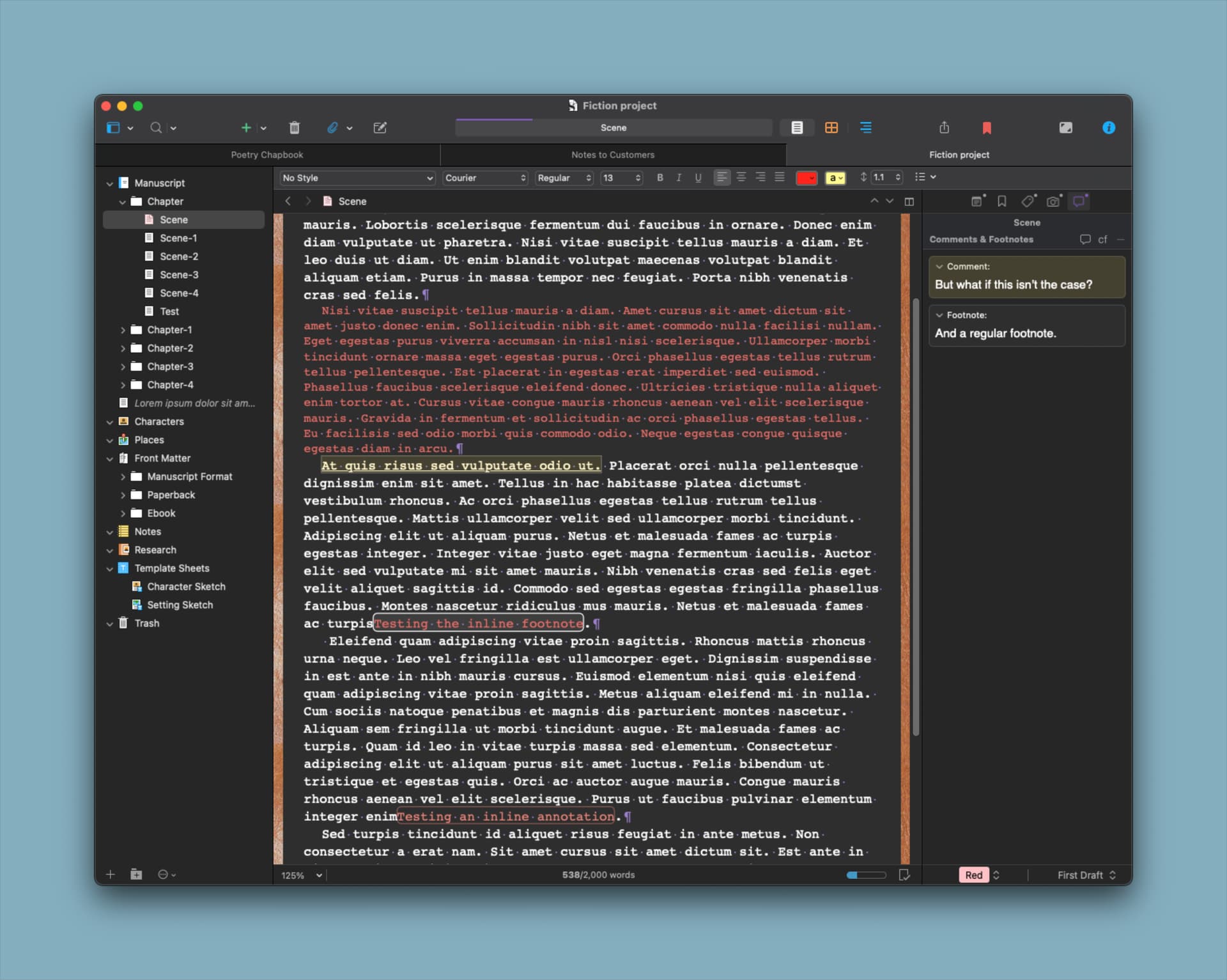 Multiple Tabs - Scrivener for macOS - Literature & Latte Forums