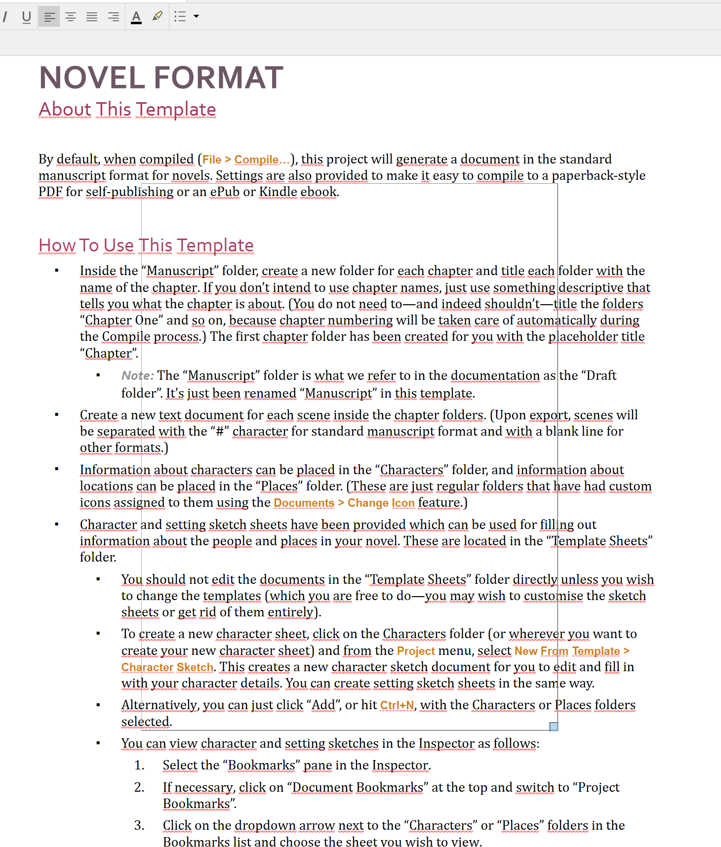 [SOLVED] Frame for empty picture on each page of the projects - Scrivener for Windows ...