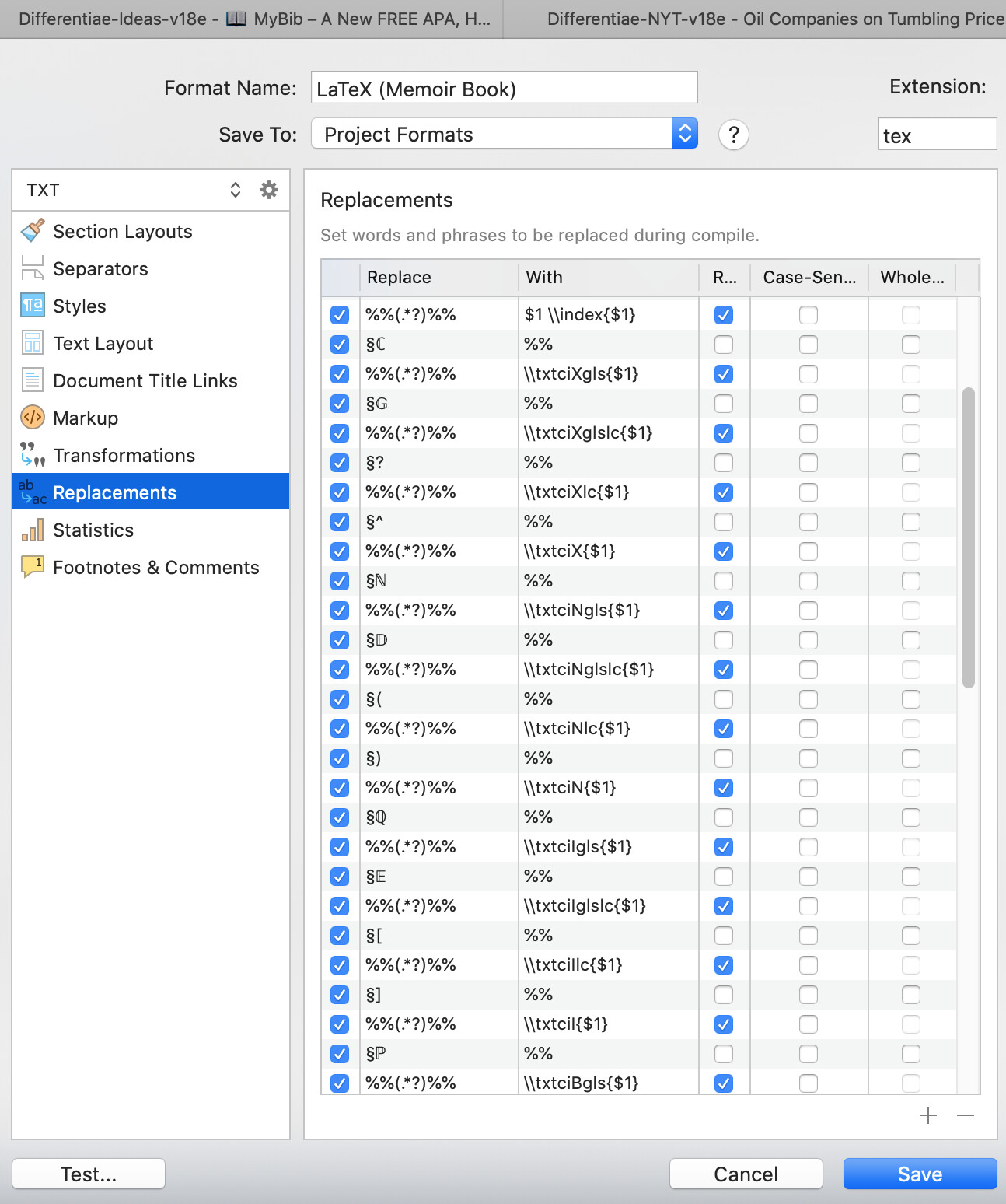 Adding words to the Grammar checker - Markdown & LaTeX - Literature & Latte Forums
