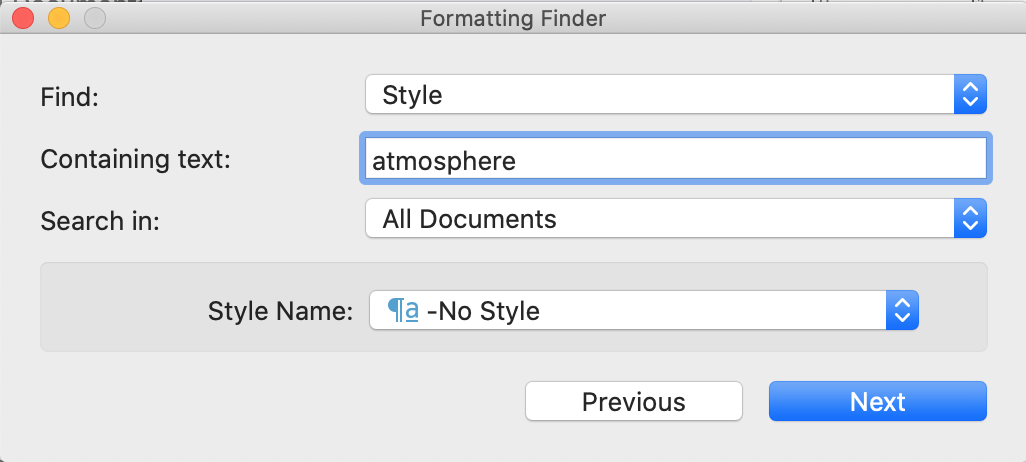 Find & Replace function for text with a particular Style? - Page 2 ... Find & Replace function for text with a particular Style? - Page 2 ...