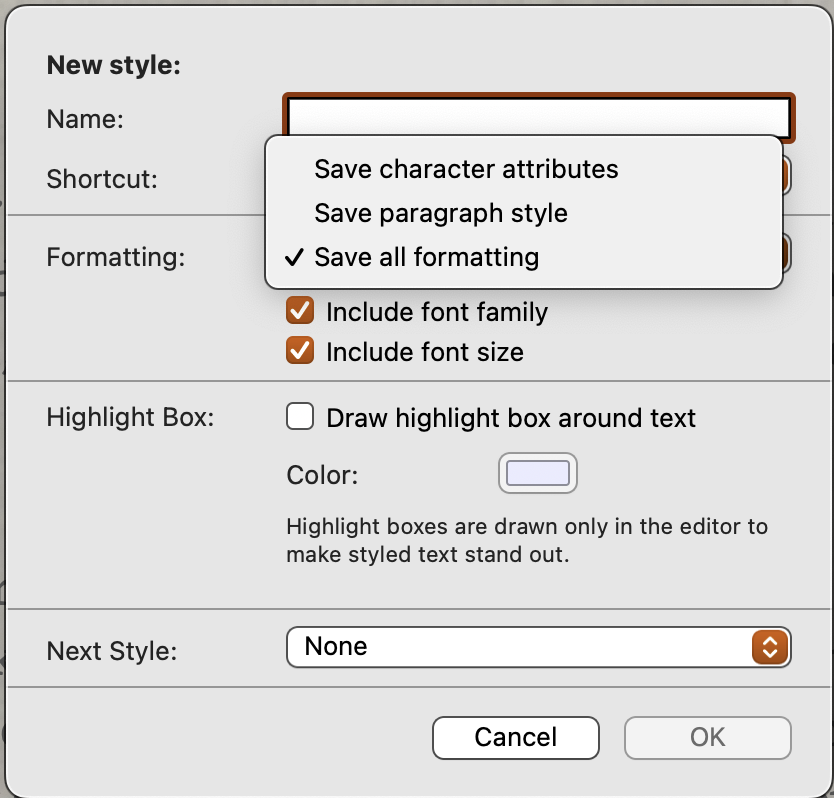 Ignore font and Formatting during Compile - Scrivener for macOS - Literature & Latte Forums