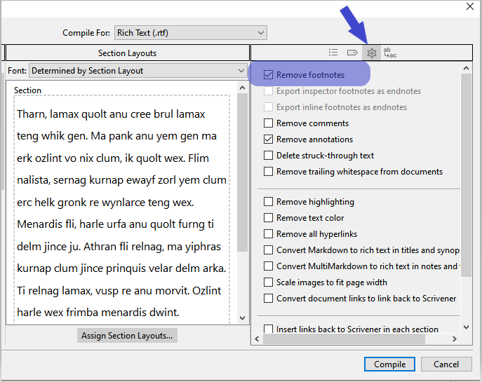 Is there a way to temporarily suppress footnotes? - Scrivener ... Is there a way to temporarily suppress footnotes? - Scrivener ...