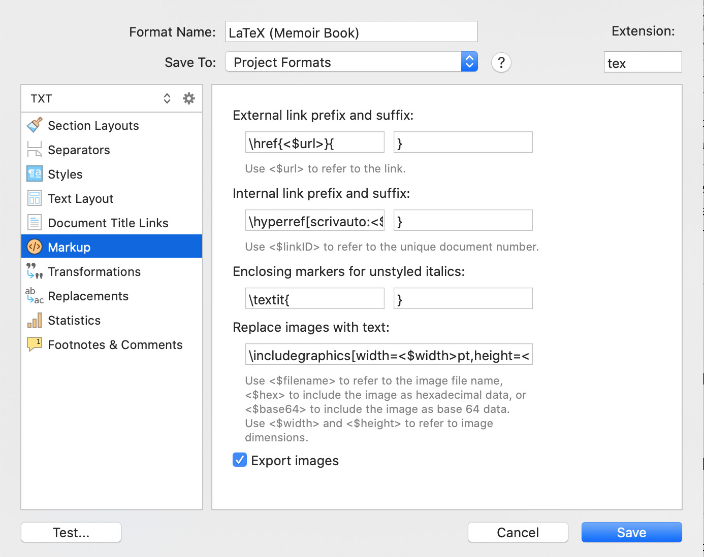 How to link between Scrivener documents with traditional style hyperlinks? - Markdown & LaTeX ...